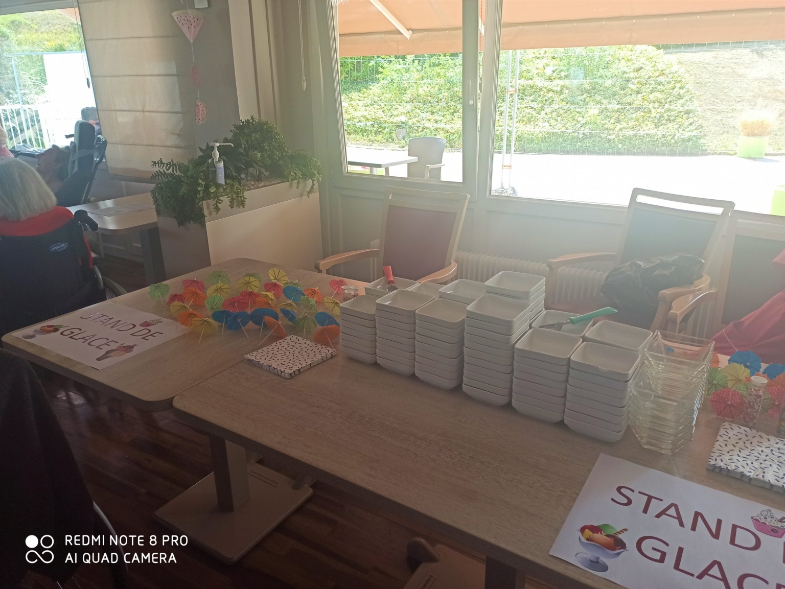 Stand de glaces pour le goûter - Résidence le Chasseur